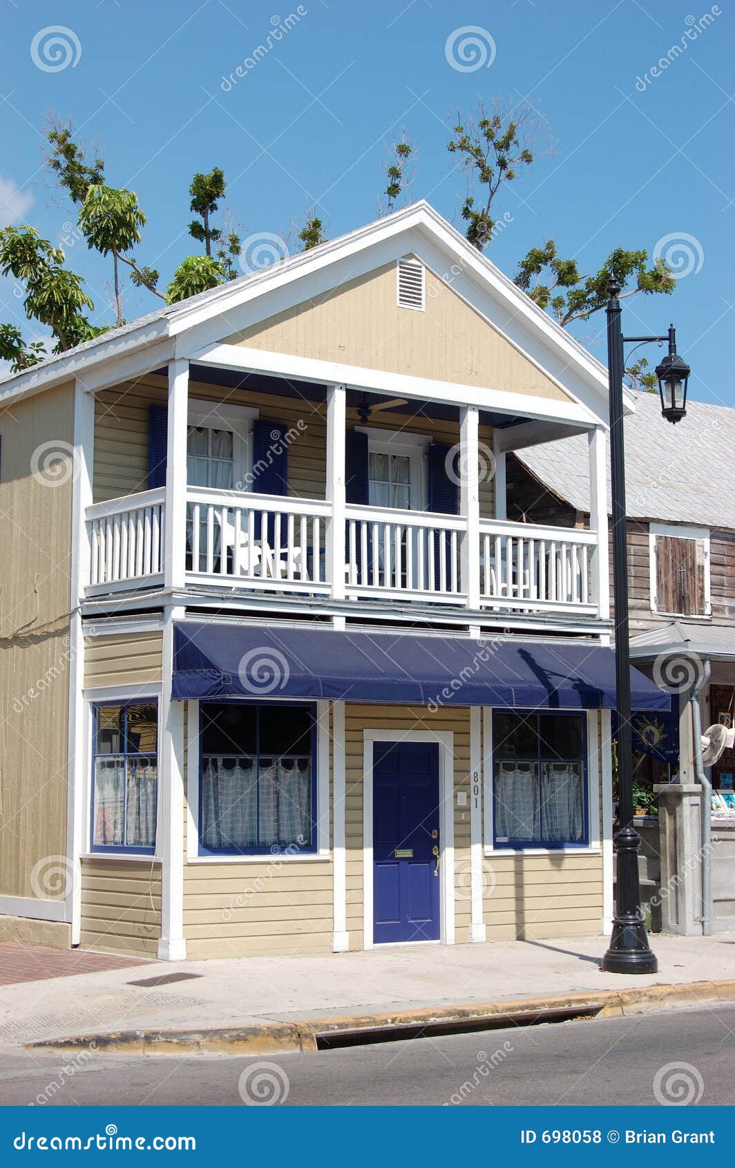 Typical Key West Architecture Stock Photo - Image of keywest, shade: 698058
