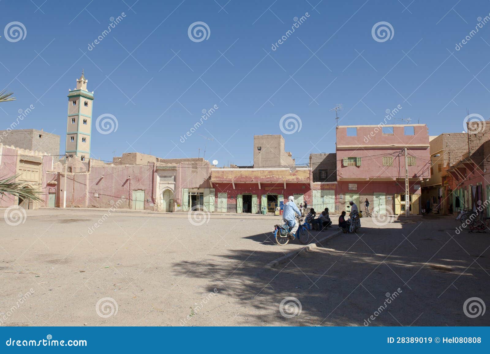 Typical moroccan village editorial stock image. Image of discuss - 28389019