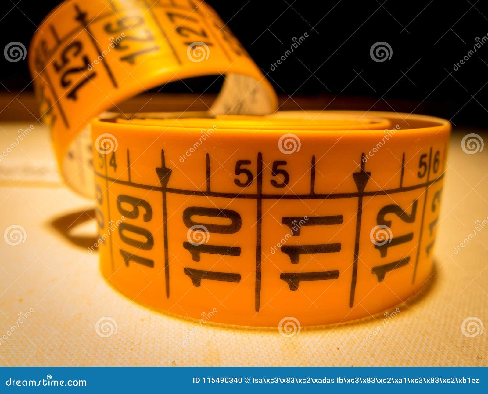 Typical Measuring Tools Used in Tailor Stock Photo - Image of retro ...