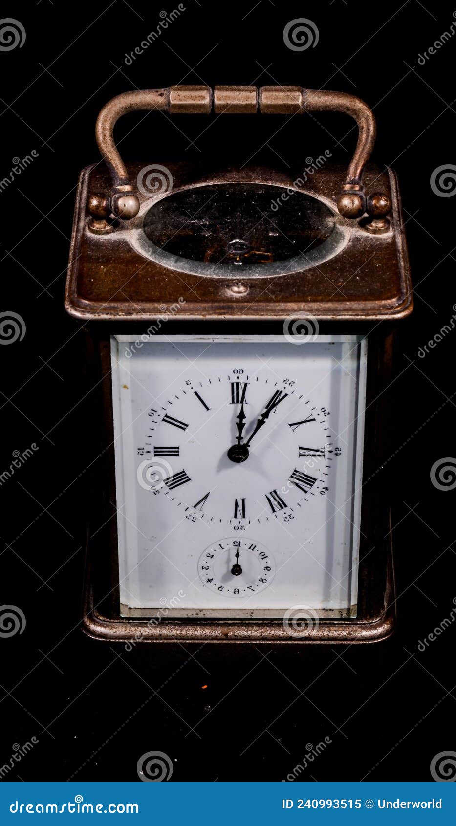 Typical Mechanical Alarm Clock Stock Image - Image of clock, precision ...