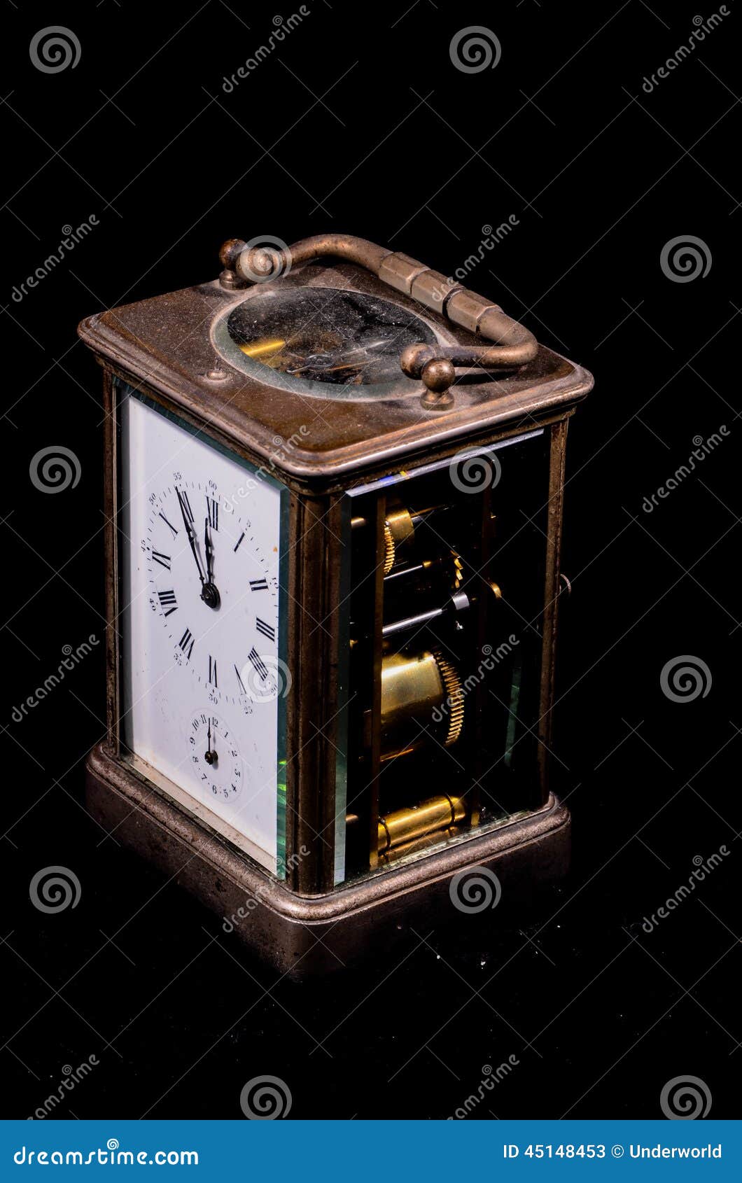 Typical Mechanical Alarm Clock Stock Image - Image of mechanical ...