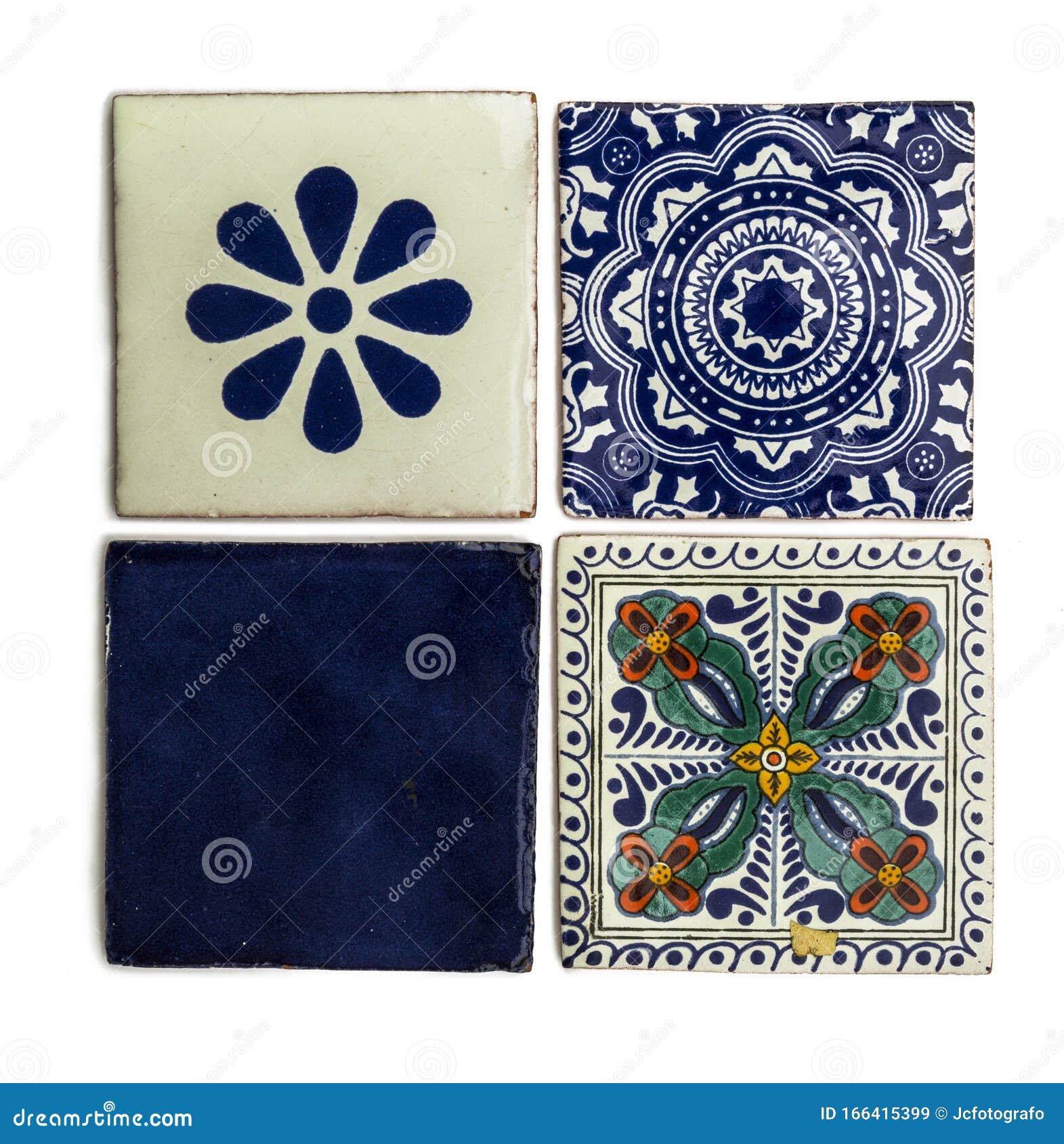 Typical mexican tile stock image. Image of lines, blue - 166415399