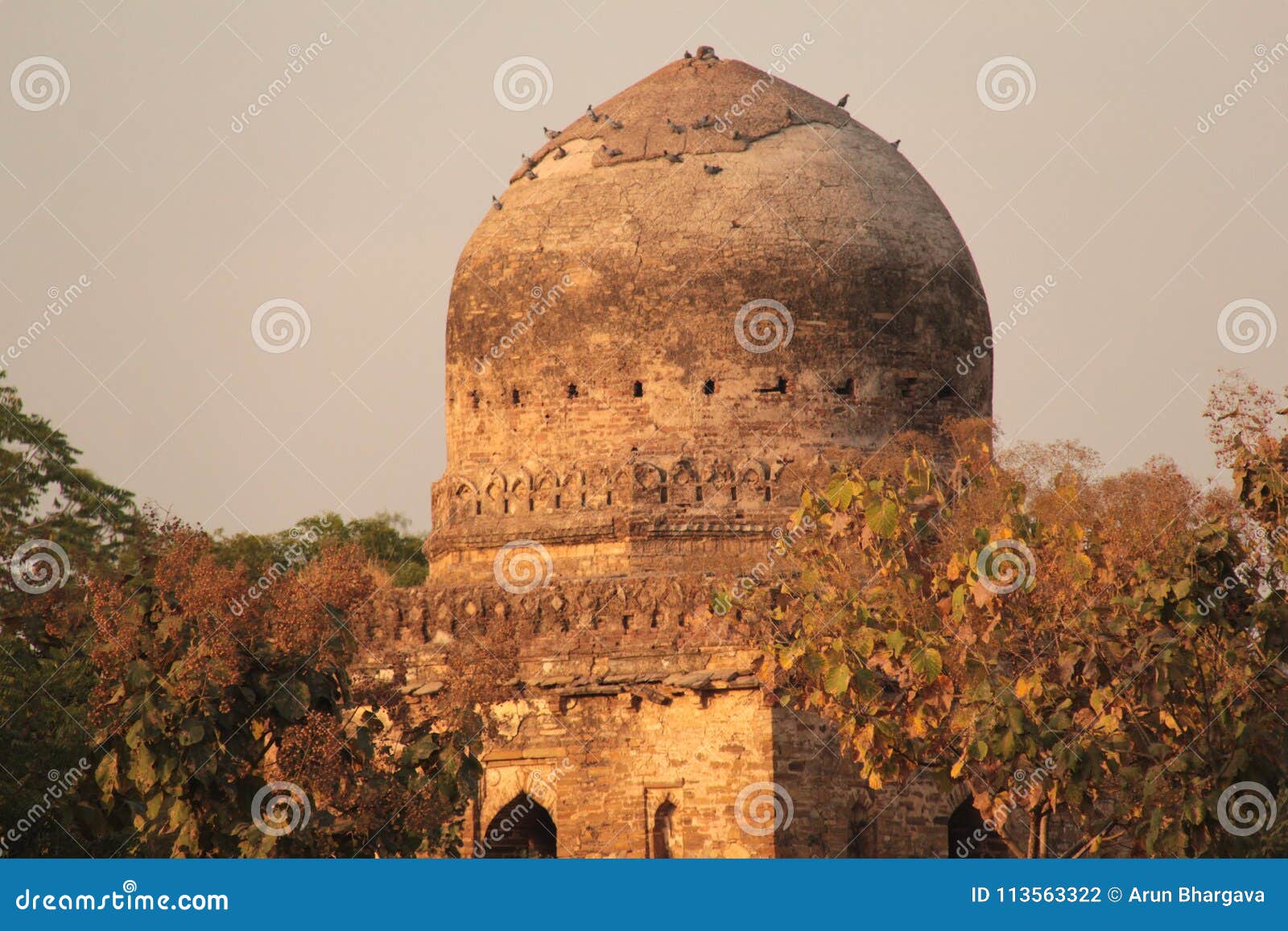 Islamic Memorial Brick Abandoned Tomb Ruin Dome Architecture Editorial ...