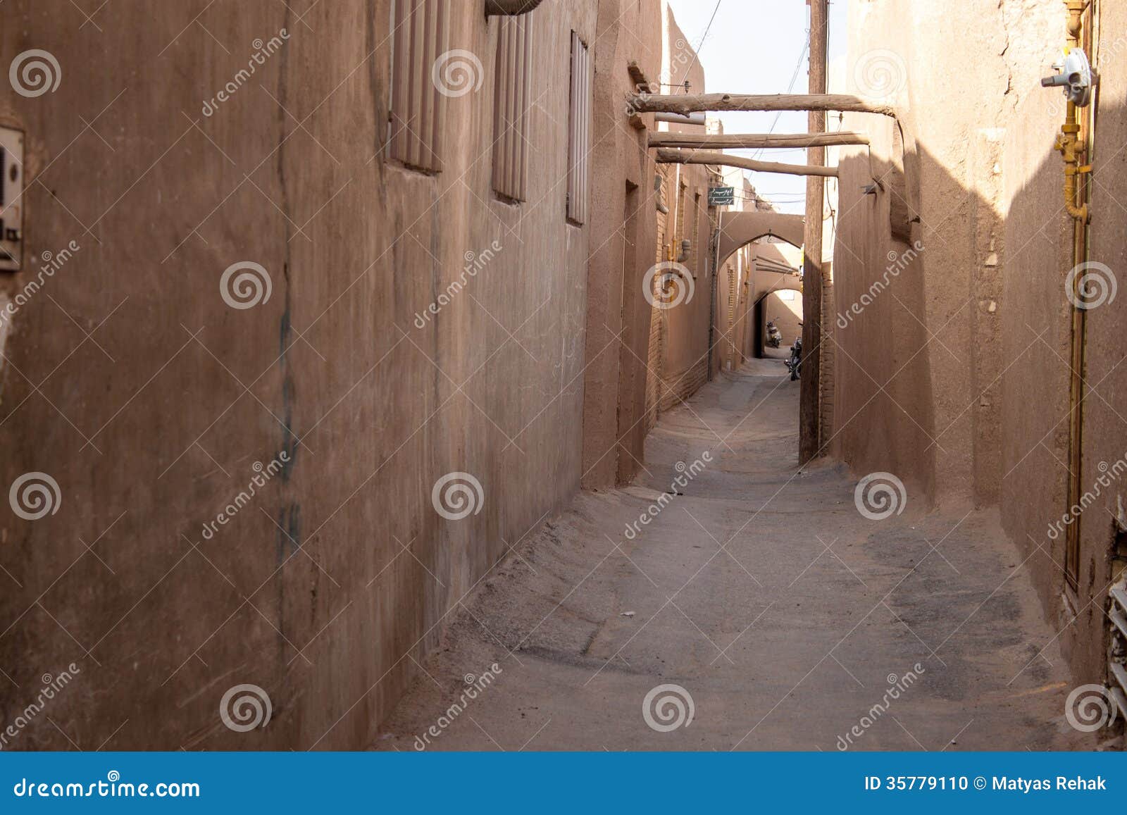 Typical narrow alley stock photo. Image of building, urban - 35779110