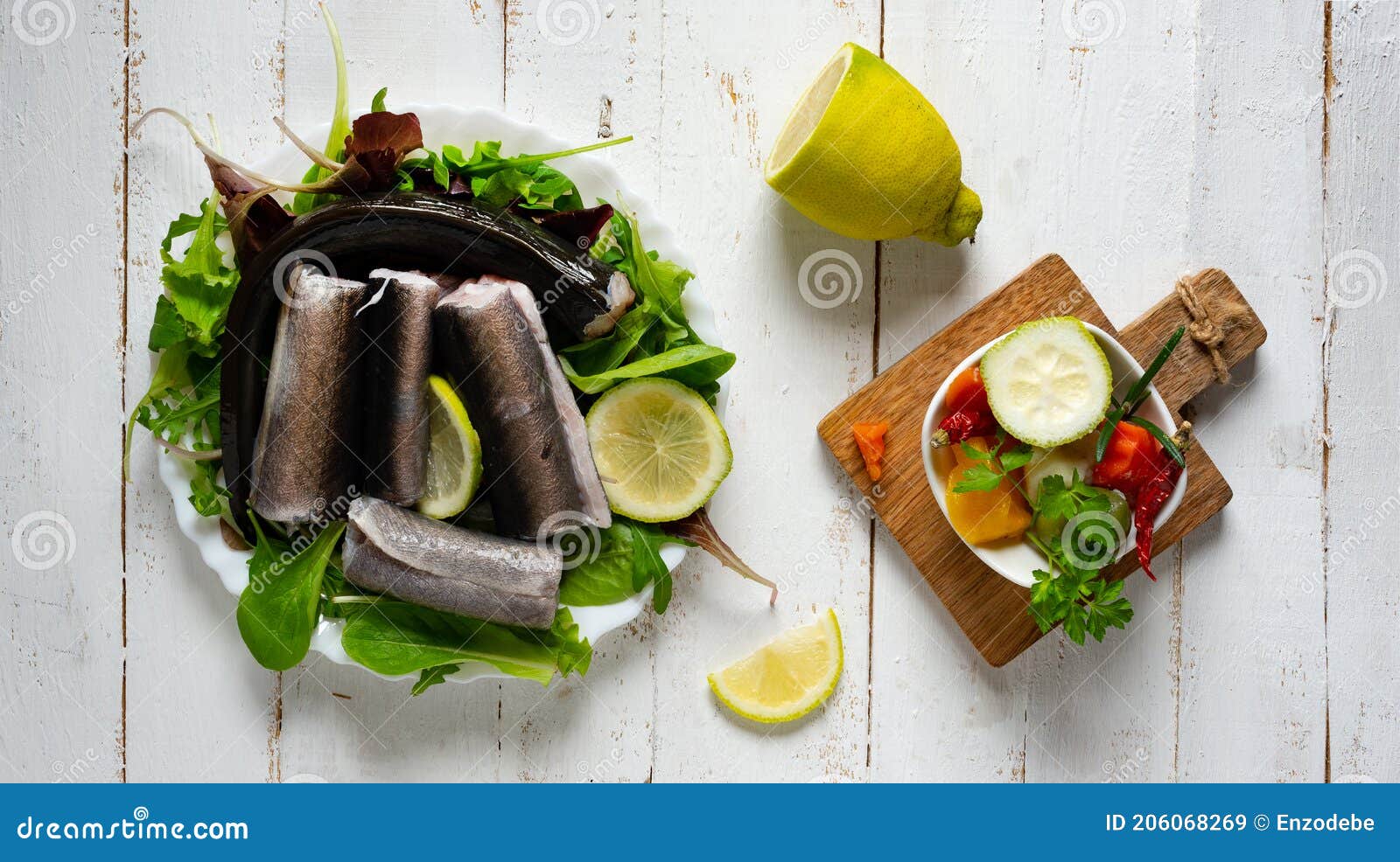 Typical Neapolitan Raw Fish Stock Image - Image of lunch, gourmet ...