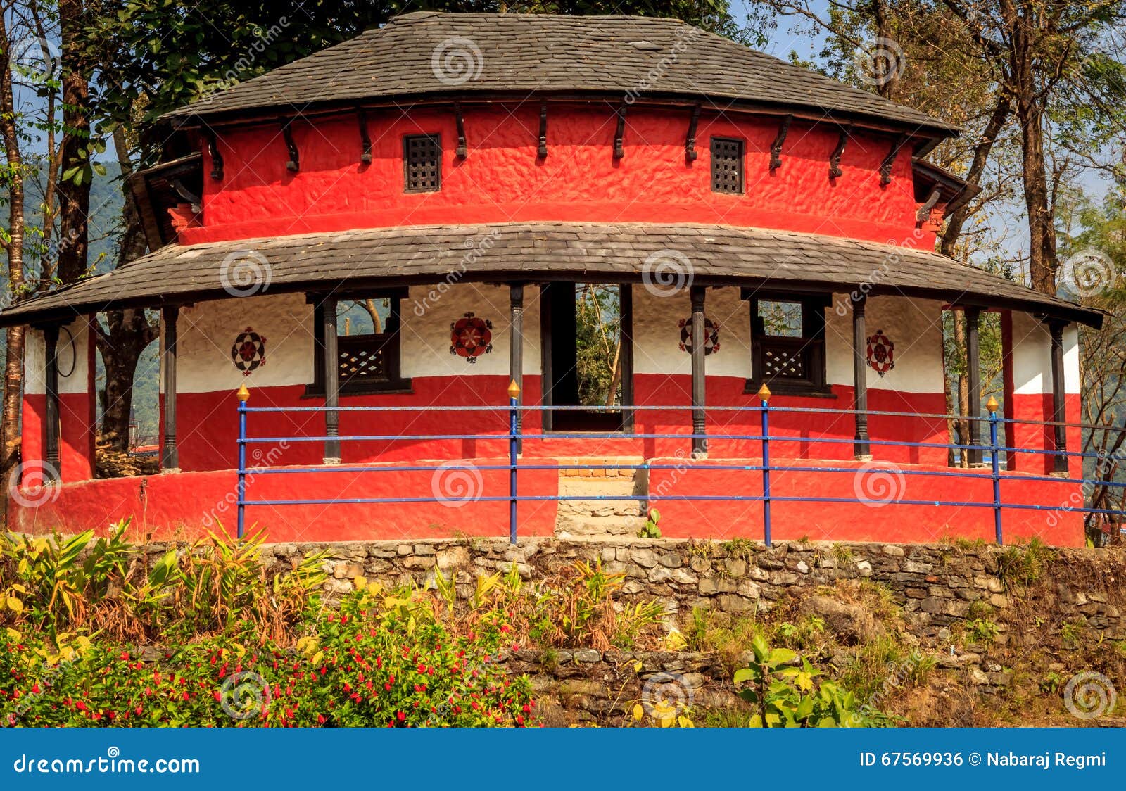 A Typical Nepali House stock photo. Image of designer - 67569936