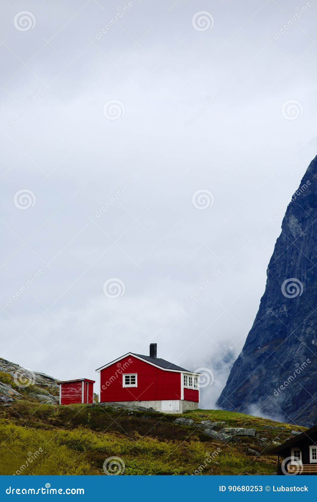 Typical Norwegian house stock image. Image of beautiful - 90680253