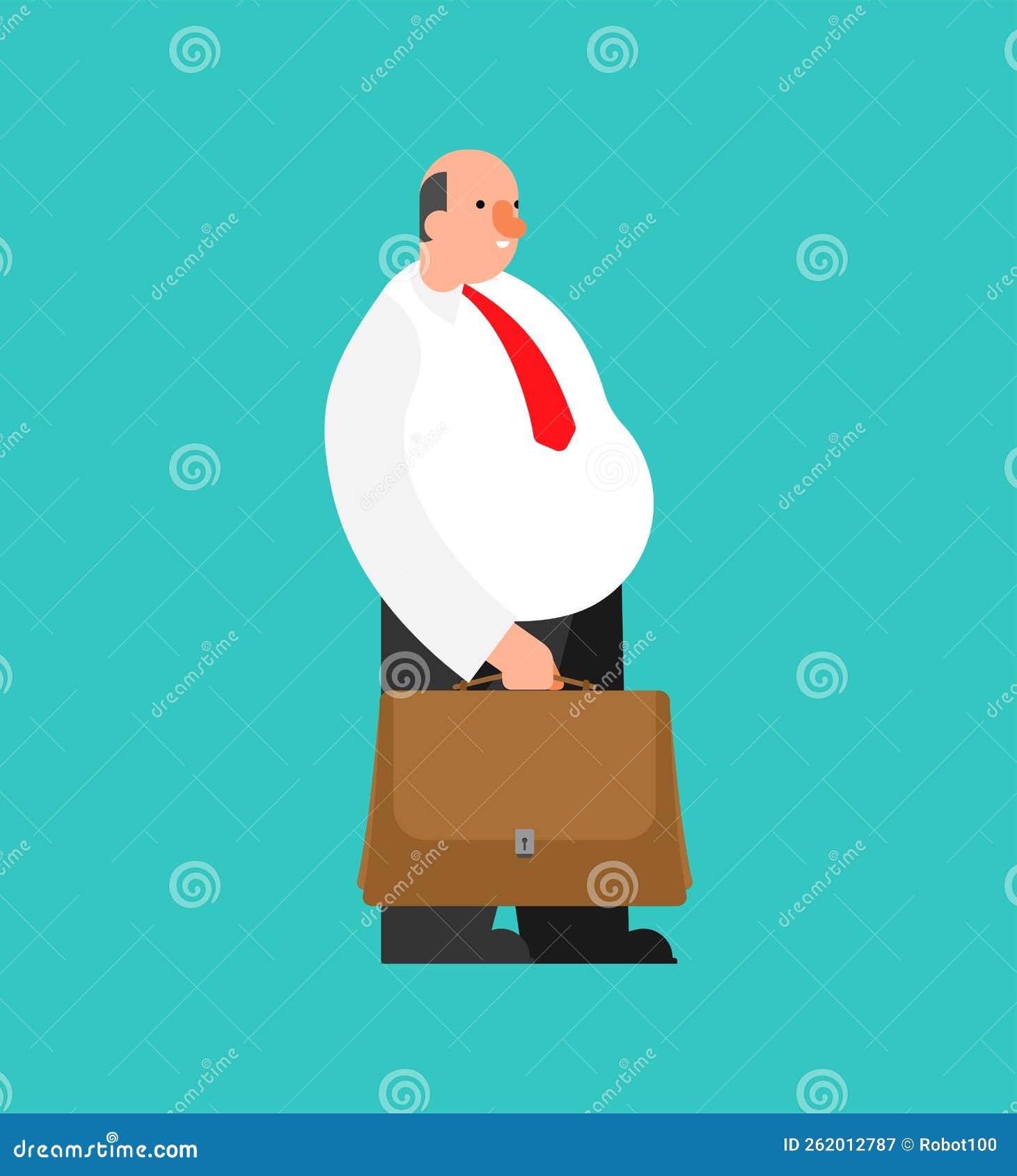 Typical Office Clerk Isolated. Typical Middle Management Office ...