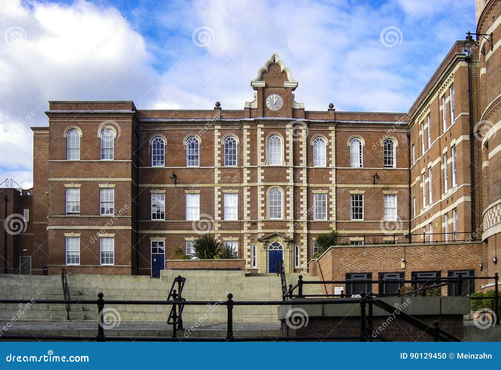 Typical Old Brick Buildings in Nottingham Stock Photo - Image of ...