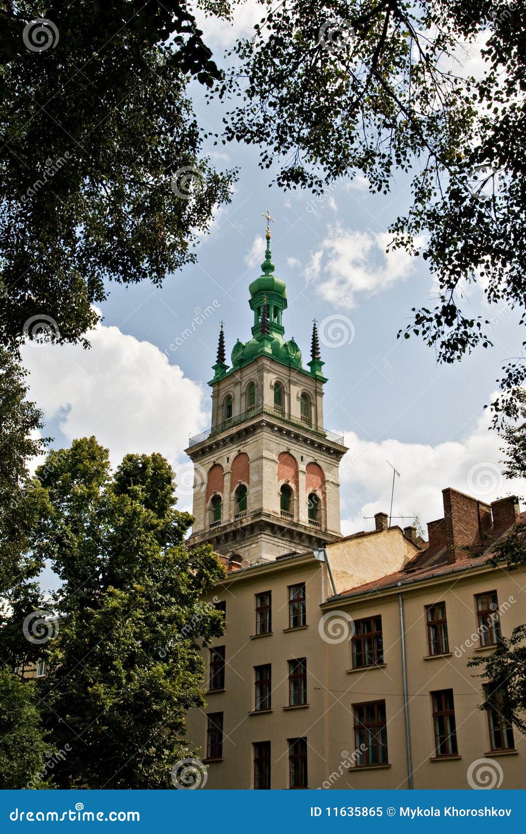 Typical Old European City View Stock Image - Image of stones, town ...