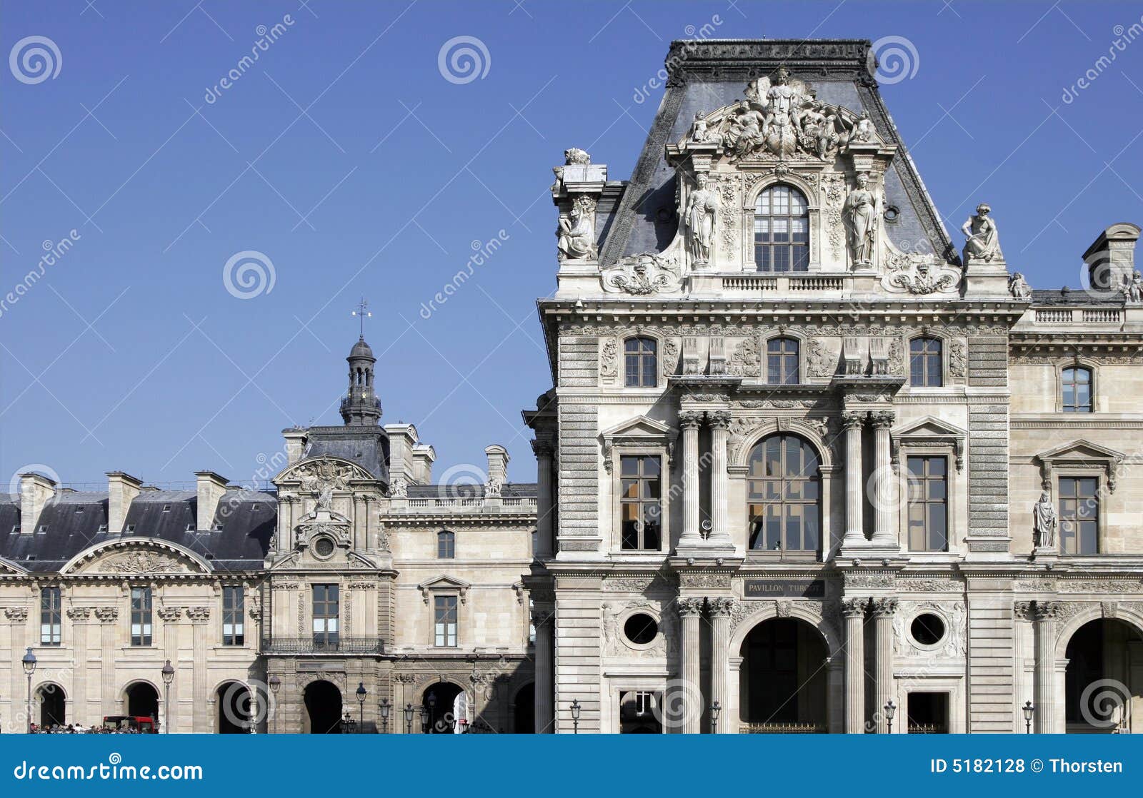 Typical Old French Building Facade In Paris, Franc Picture. Image: 5182128