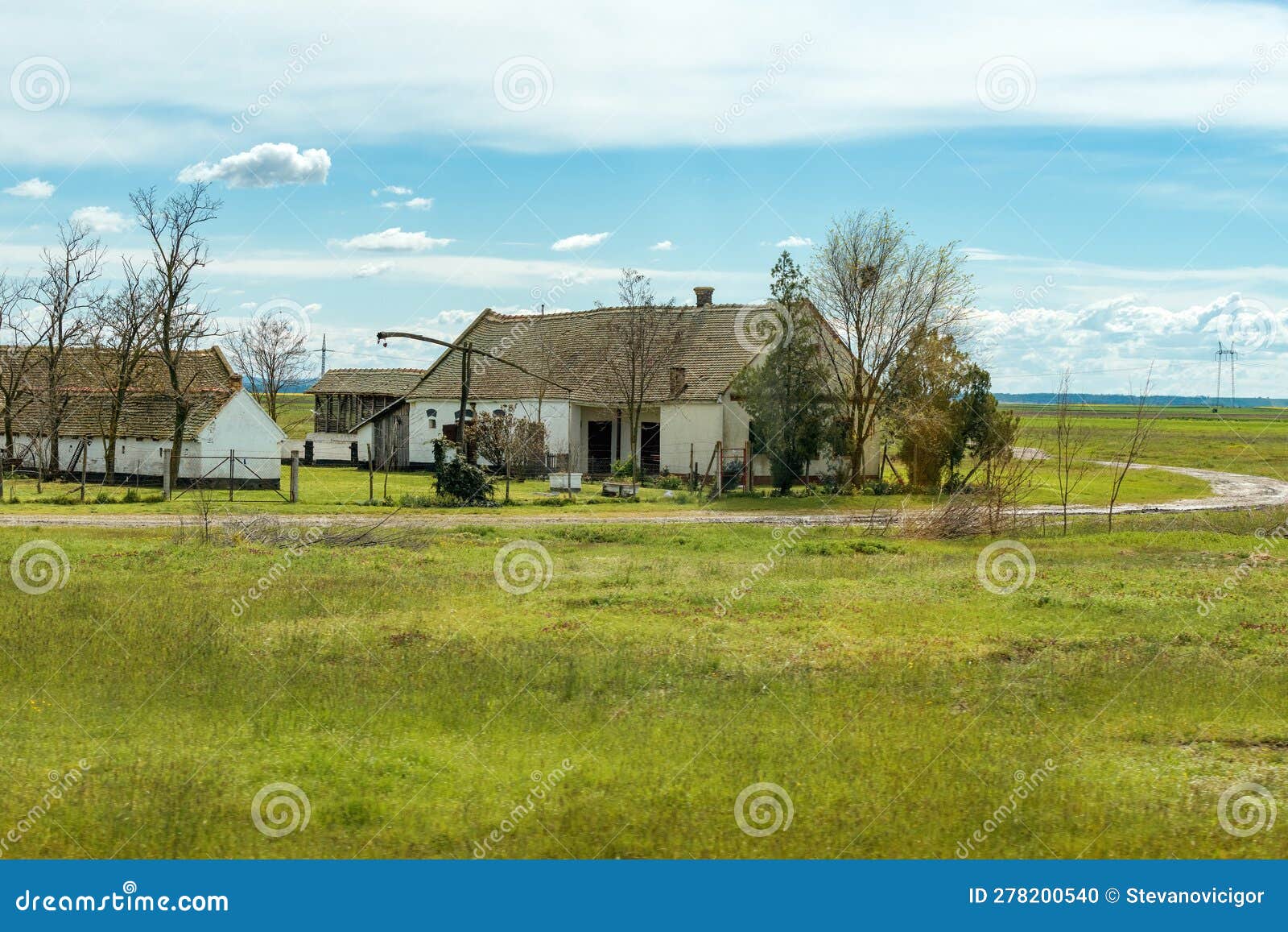 Typical Old Salas in Vojvodina, a Traditional Type of Property in the ... Typical Old Salas in Vojvodina, a Traditional Type of Property in the ...