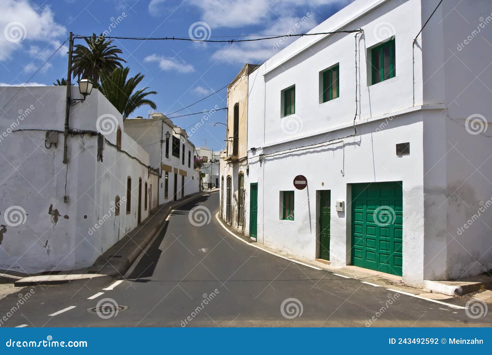 Village of Famara stock photo. Image of beautiful, tourism - 243492592