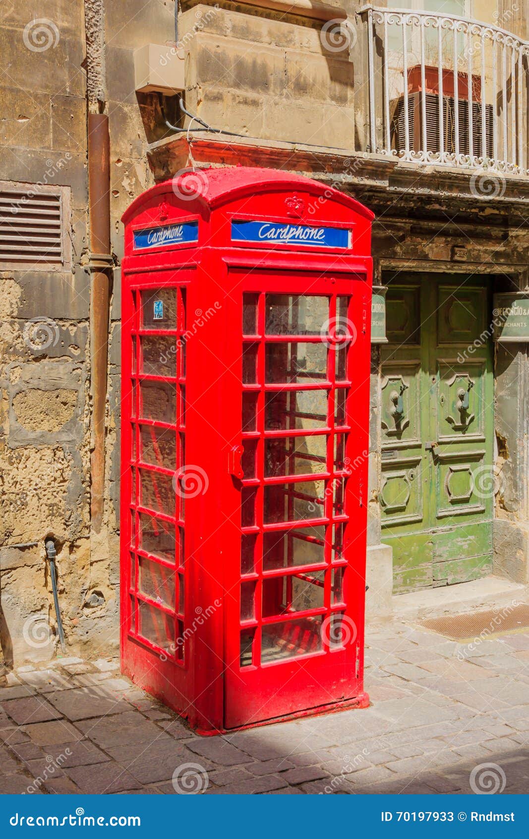 Typical Phone Booth, in Valletta Editorial Stock Photo - Image of ...