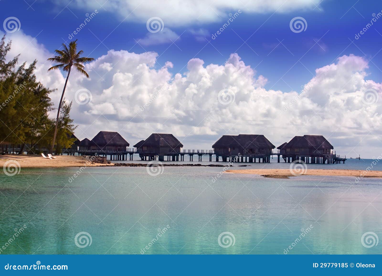 Polynesian landscape stock image. Image of coastline - 29779185