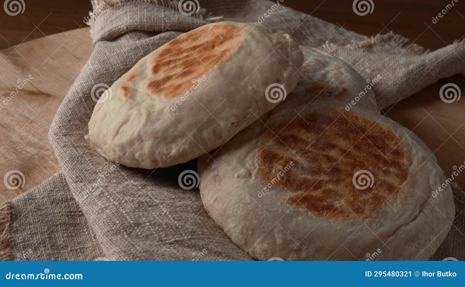 Typical Portuguese Bread of Madeira Bolo Do Caco Stock Video - Video of ...