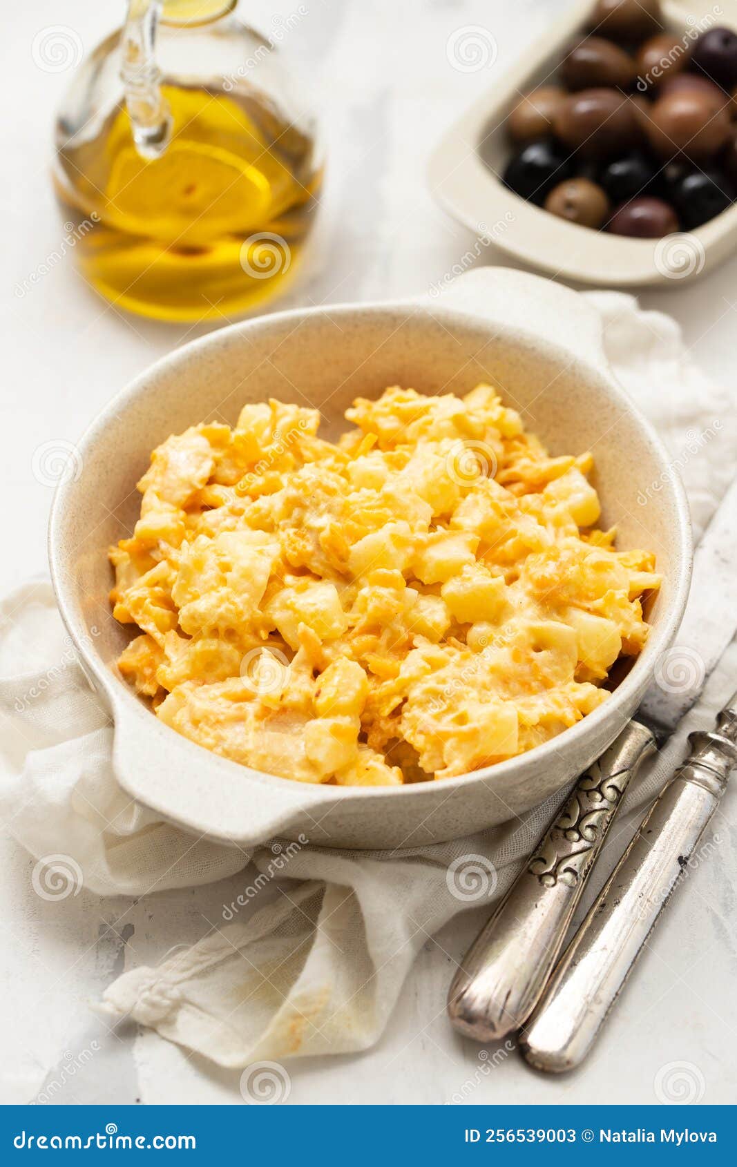 Typical Portuguese Dish Bacalhau Espiritual Cod Fish Wtih Vegetables ...