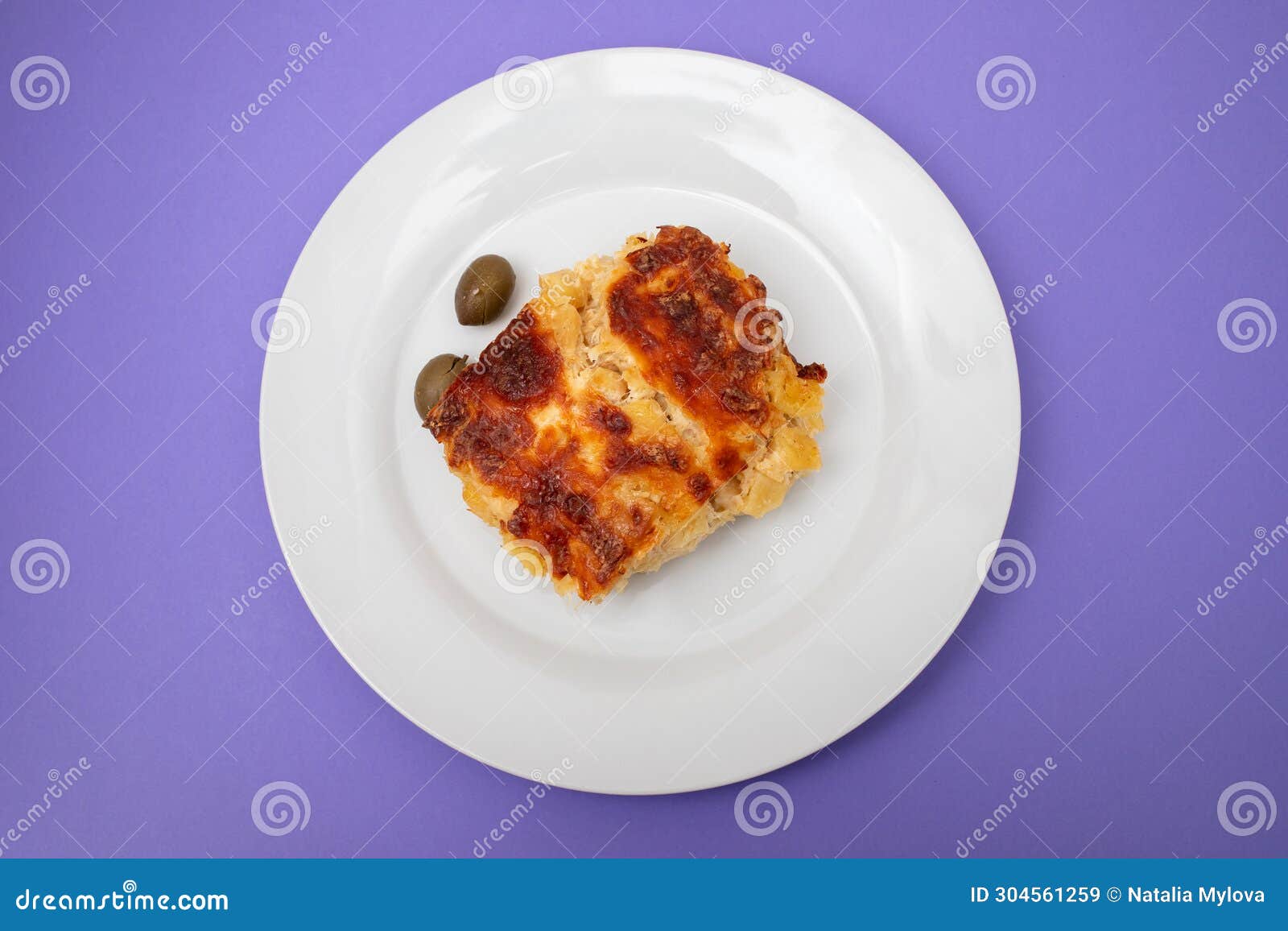 Typical Portuguese Dish with Cod Fish of Bacalhau Com Natas Stock Image ...