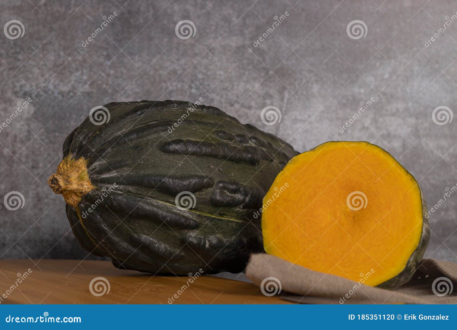 Typical Pumpkin from Peru, Also Called As: Zapallo Loche Stock Photo ...