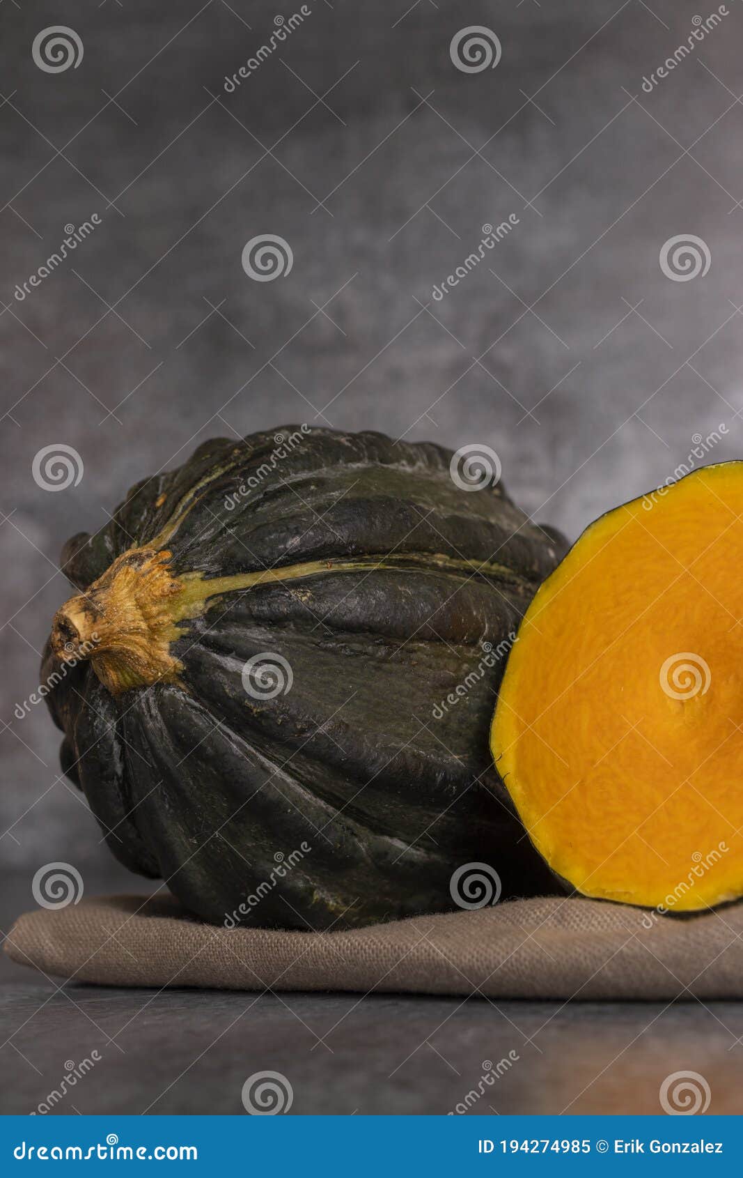 Typical Pumpkin from Peru, Also Called As: Zapallo Loche Stock Image ...