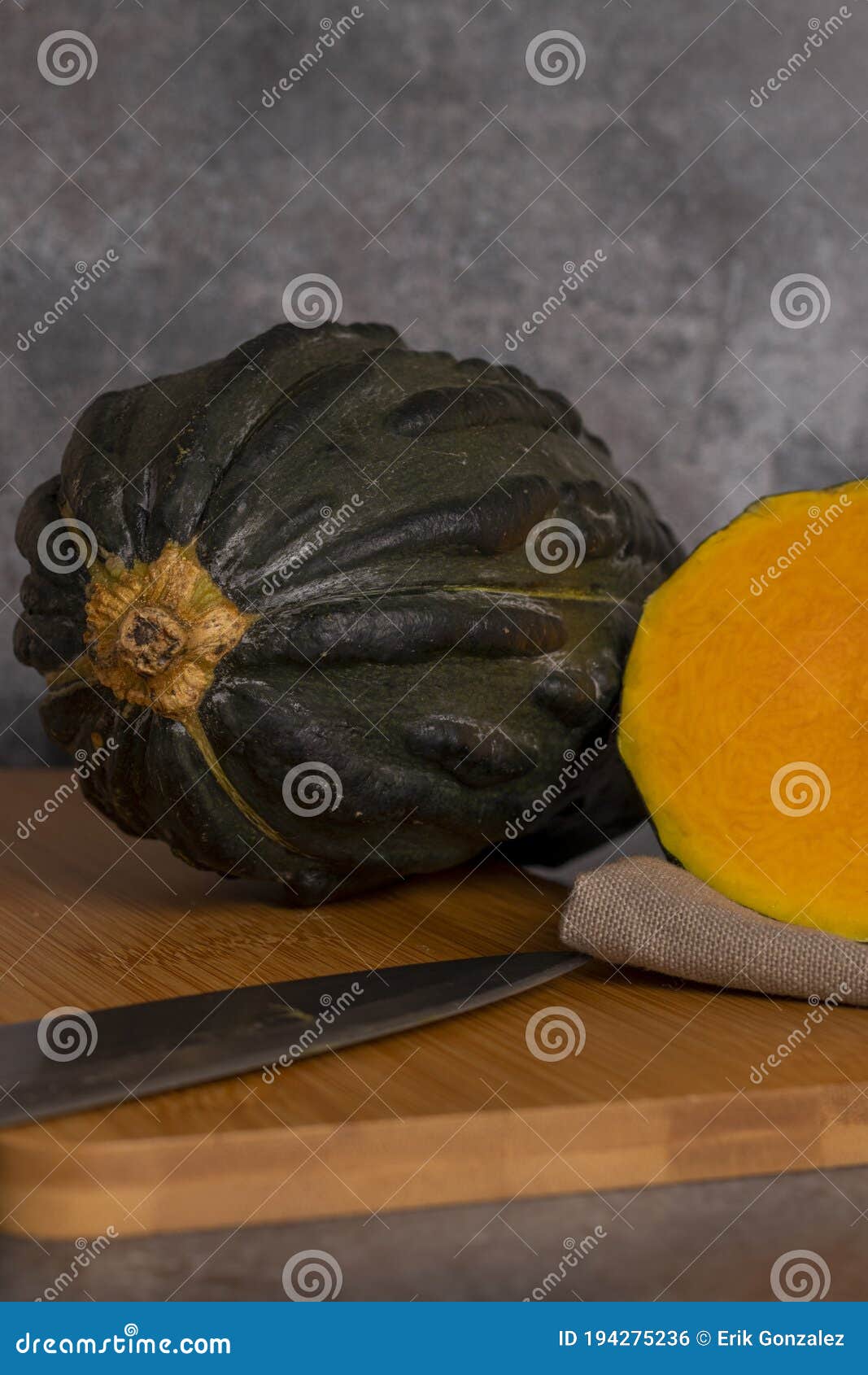Typical Pumpkin from Peru, Also Called As: Zapallo Loche Stock Photo ...