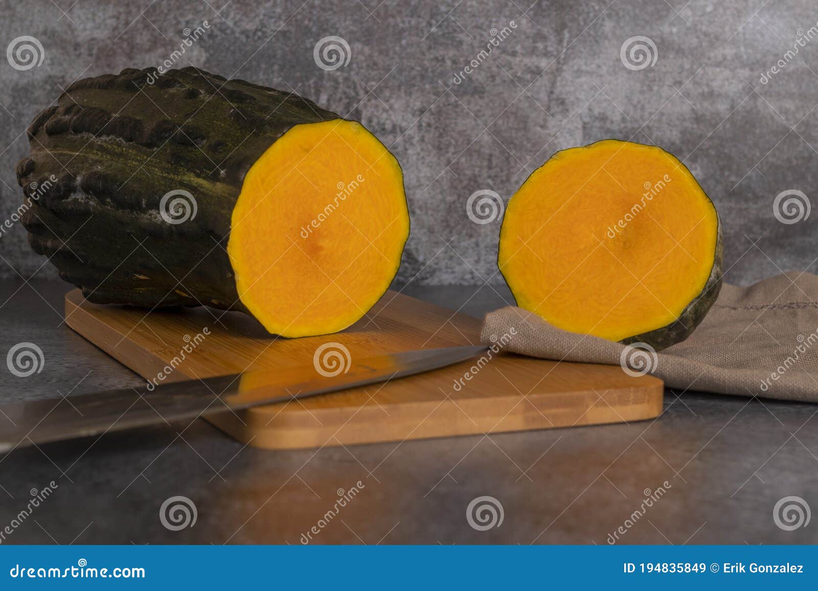 Typical Pumpkin from Peru, Also Called As: Zapallo Loche Stock Image ...