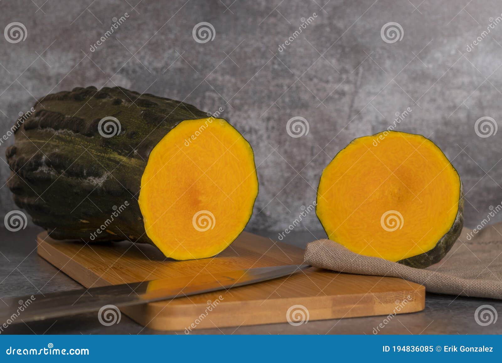 Typical Pumpkin from Peru, Also Called As: Zapallo Loche Stock Image ...