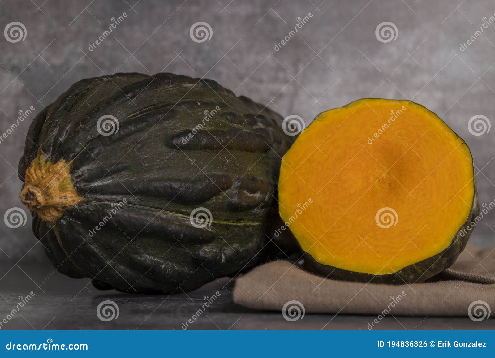 Typical Pumpkin from Peru, Also Called As: Zapallo Loche Stock Photo ...