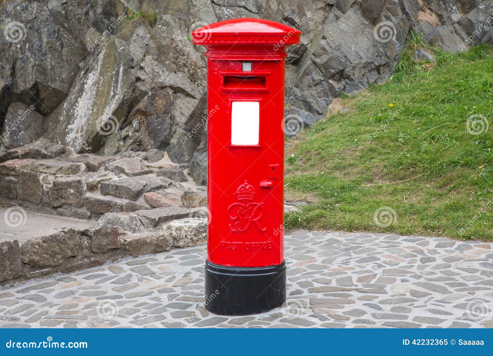 Typical Red British Postbox Stock Image - Image of pillar, iron: 42232365