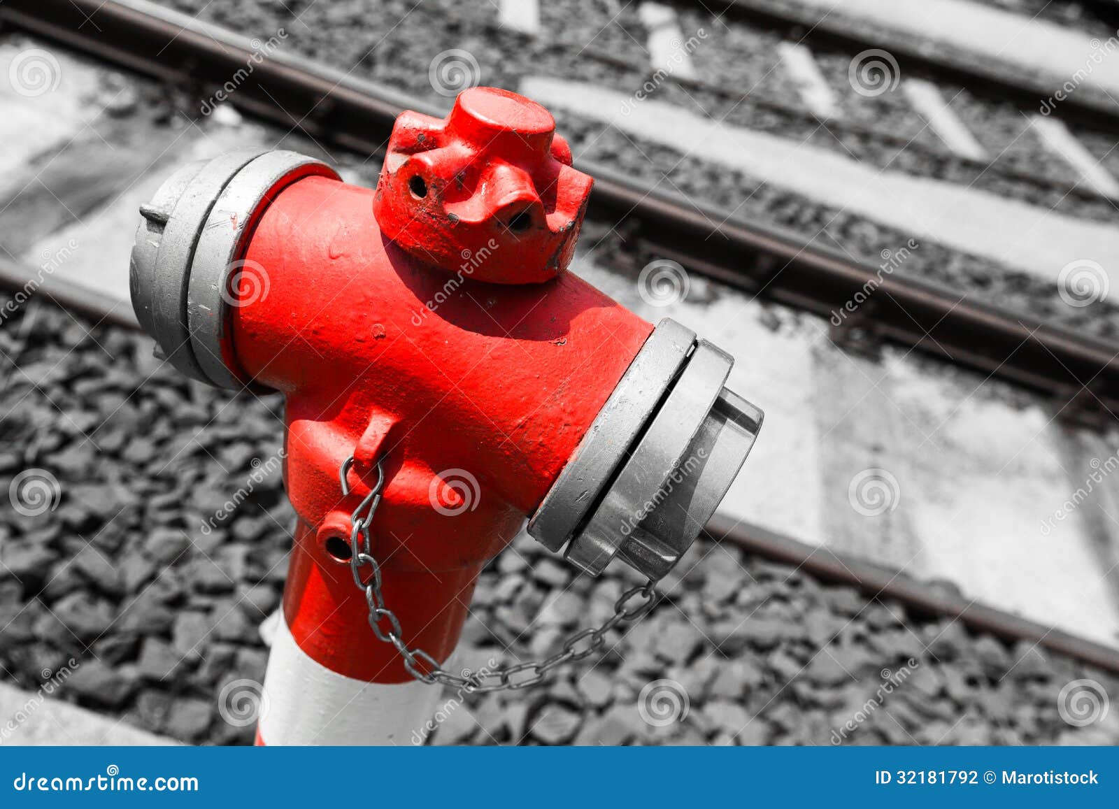 Typical red fire hydrant stock photo. Image of road, hungary - 32181792