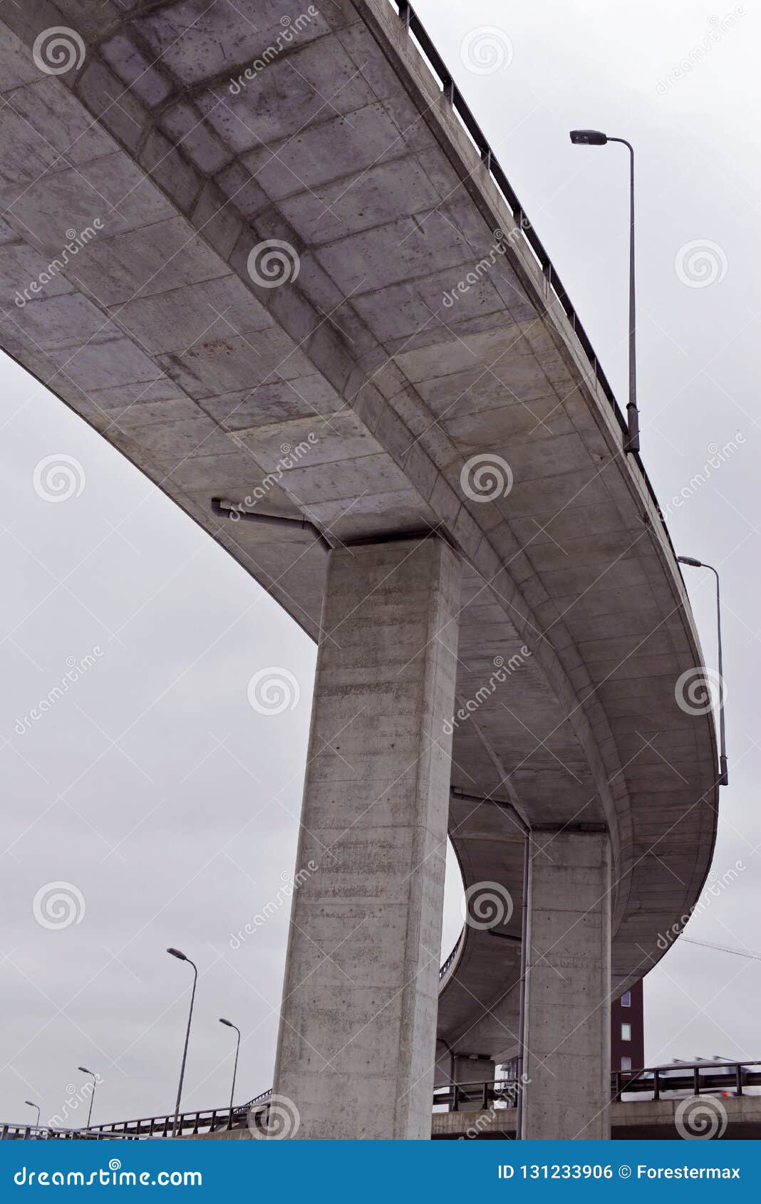Typical Reinforced Concrete Bridge Stock Photo - Image of reinforced ...