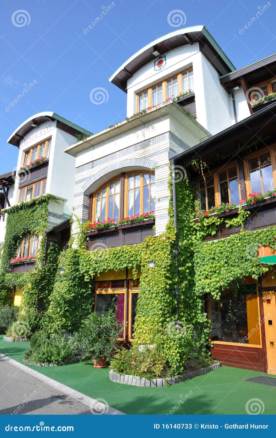 Typical restaurant stock image. Image of roof, slate - 16140733