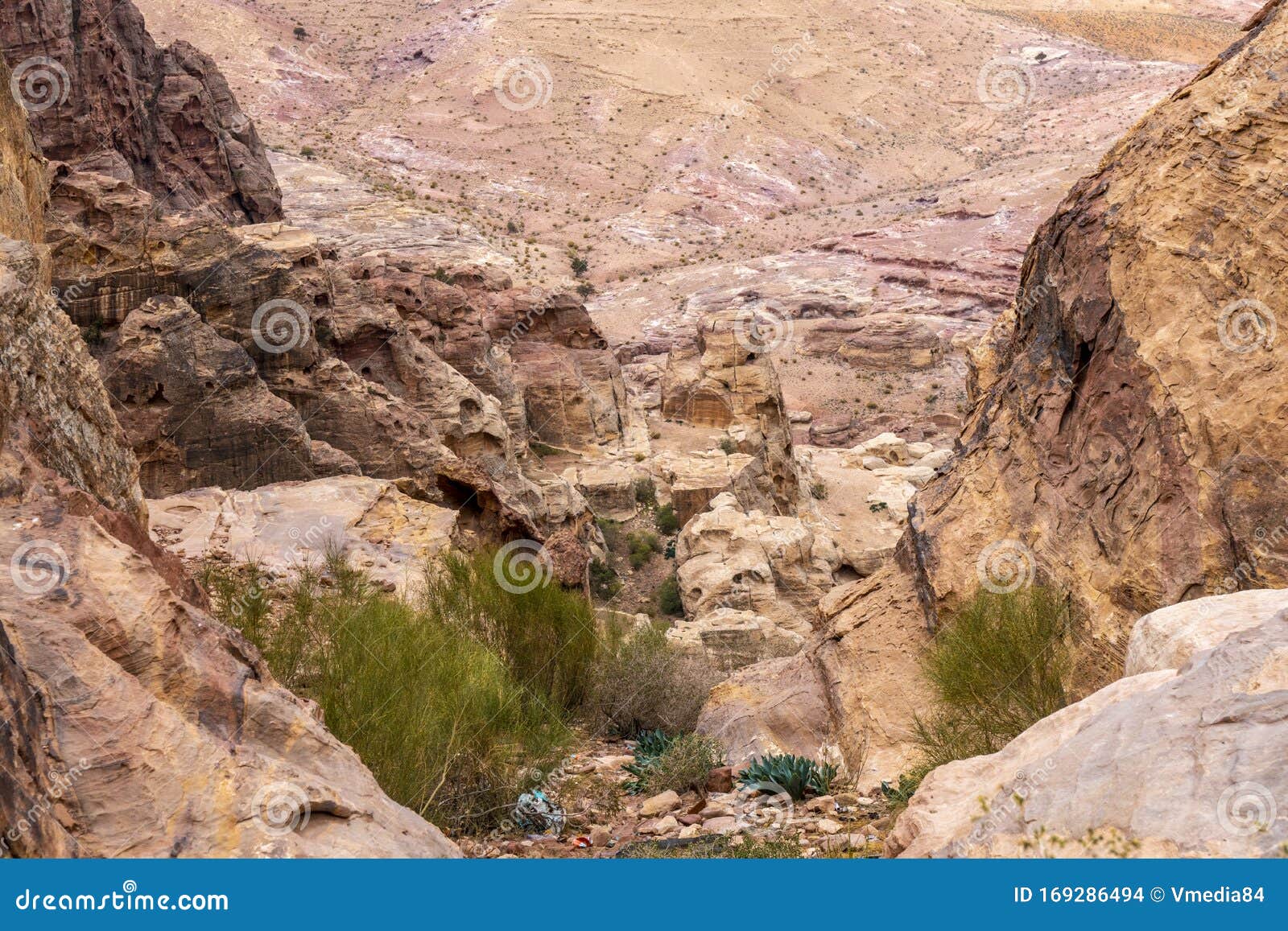 Typical Rocks in Petra, Jordan Stock Photo - Image of building, ancient ...