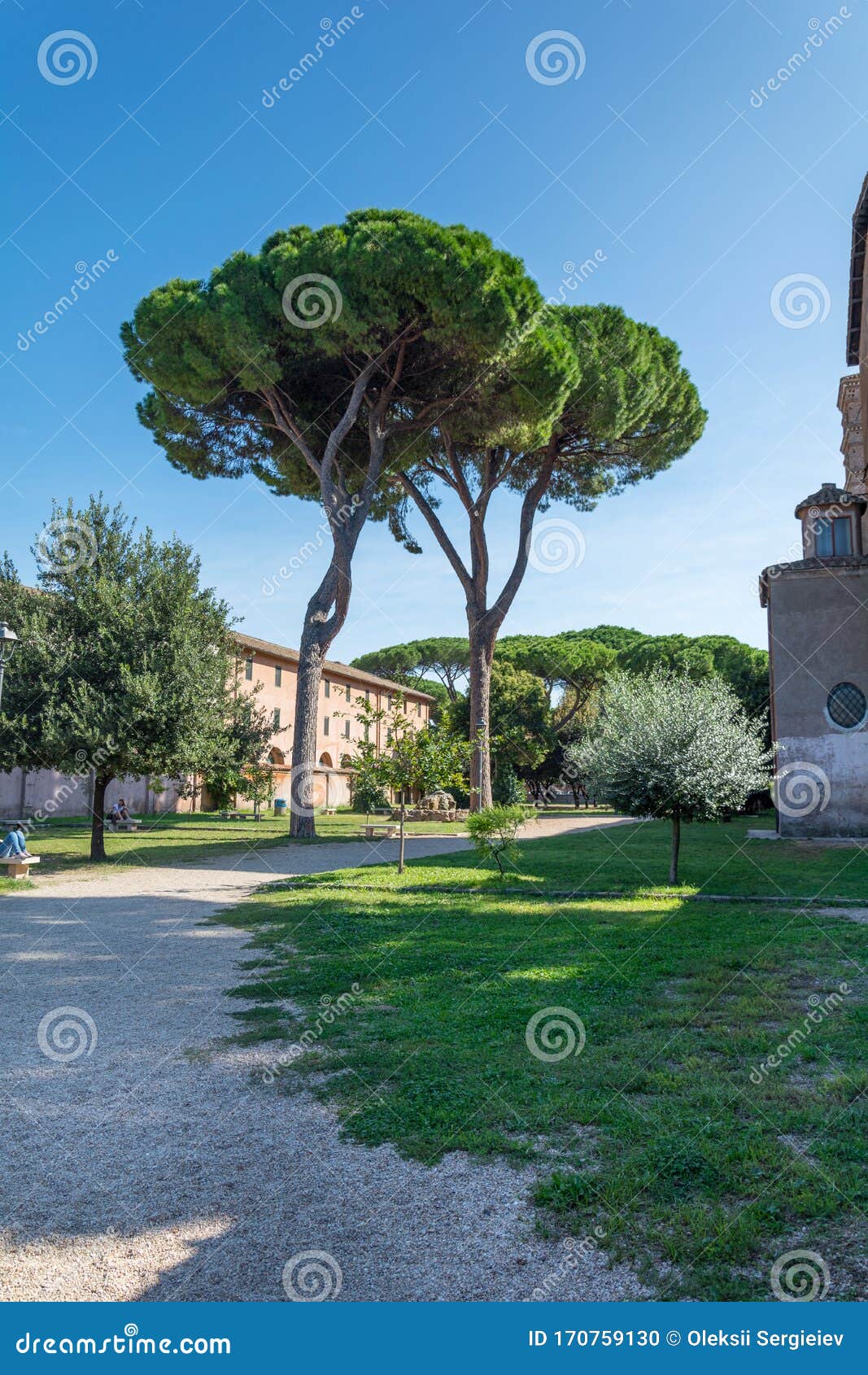 Typical Roman Park editorial image. Image of ancient - 170759130