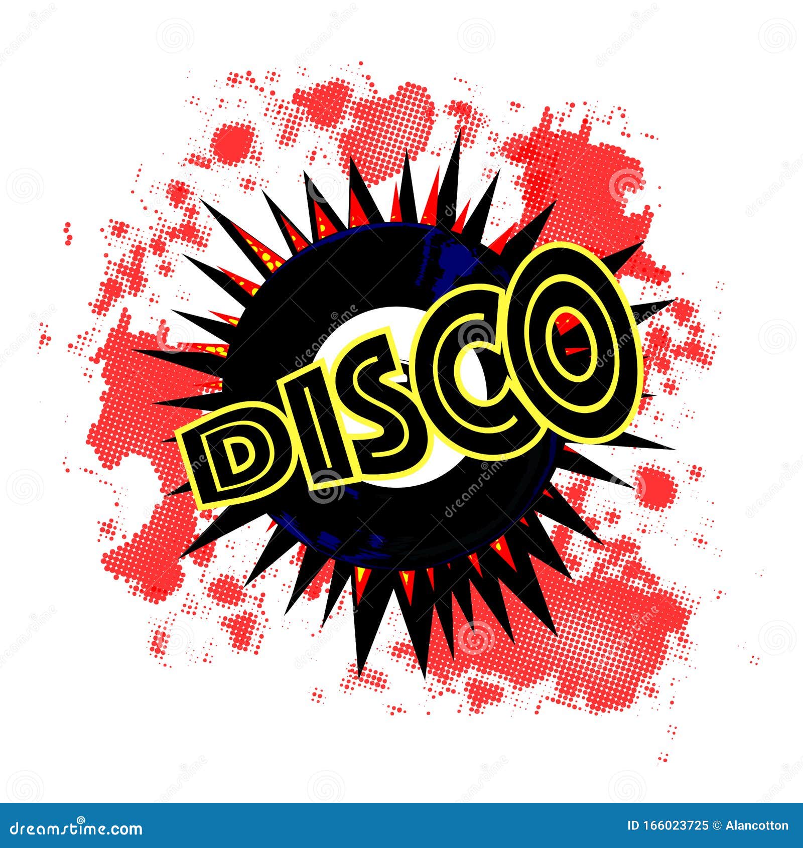 Disco 45 RPM Record Explosion Stock Vector - Illustration of vinyl ...