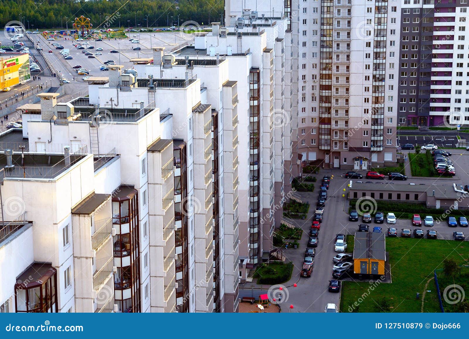 Typical Russian Architectural Building Houses Editorial Stock Image ...
