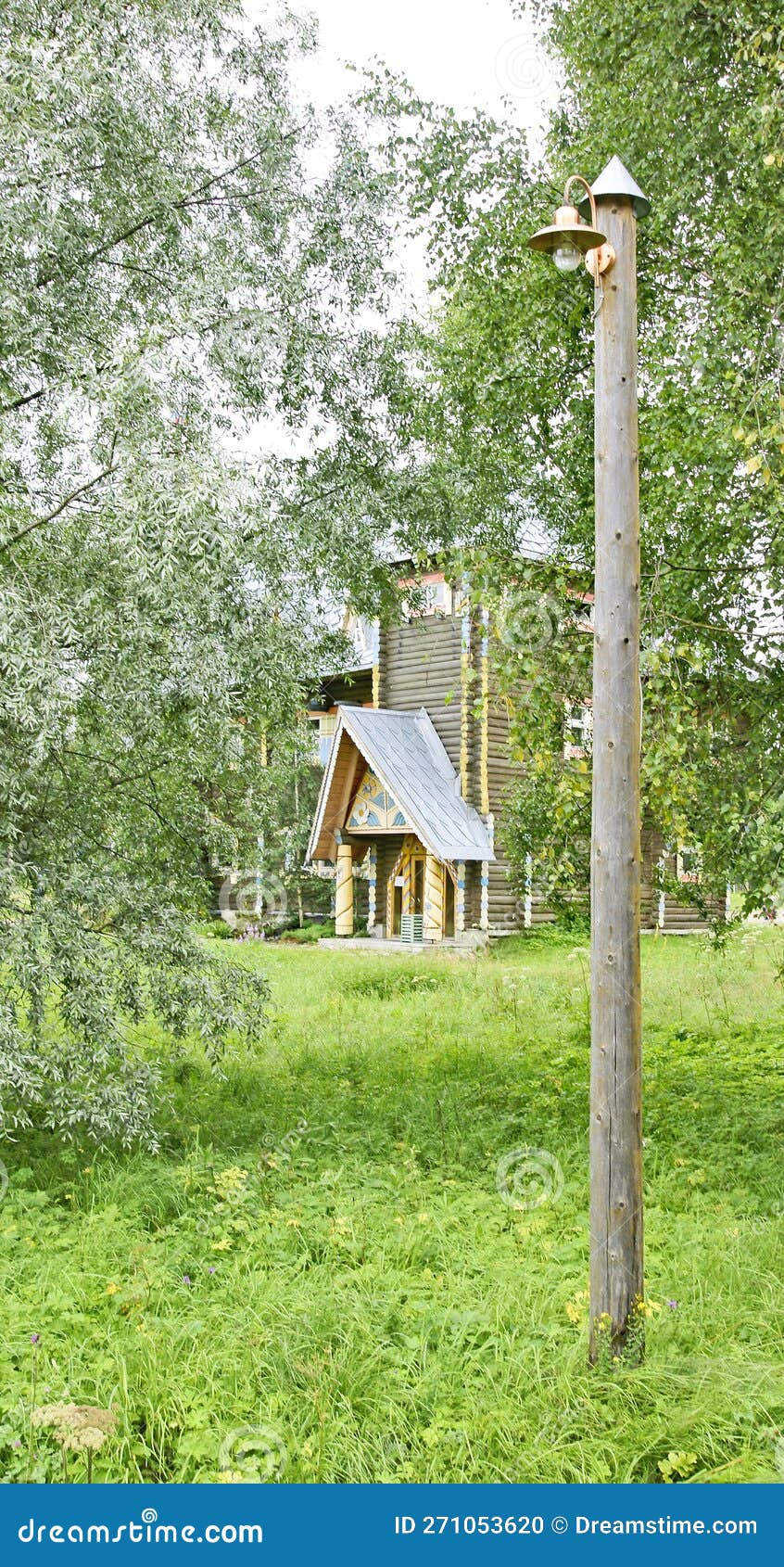 Typical Russian Architecture in Mandrogi in the Russian Federation ...