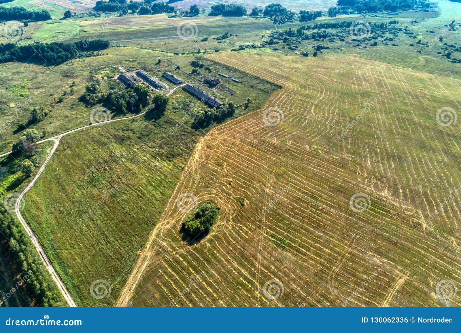 Typical Russian Plain Landscape. Stock Photo - Image of natural, earth ...