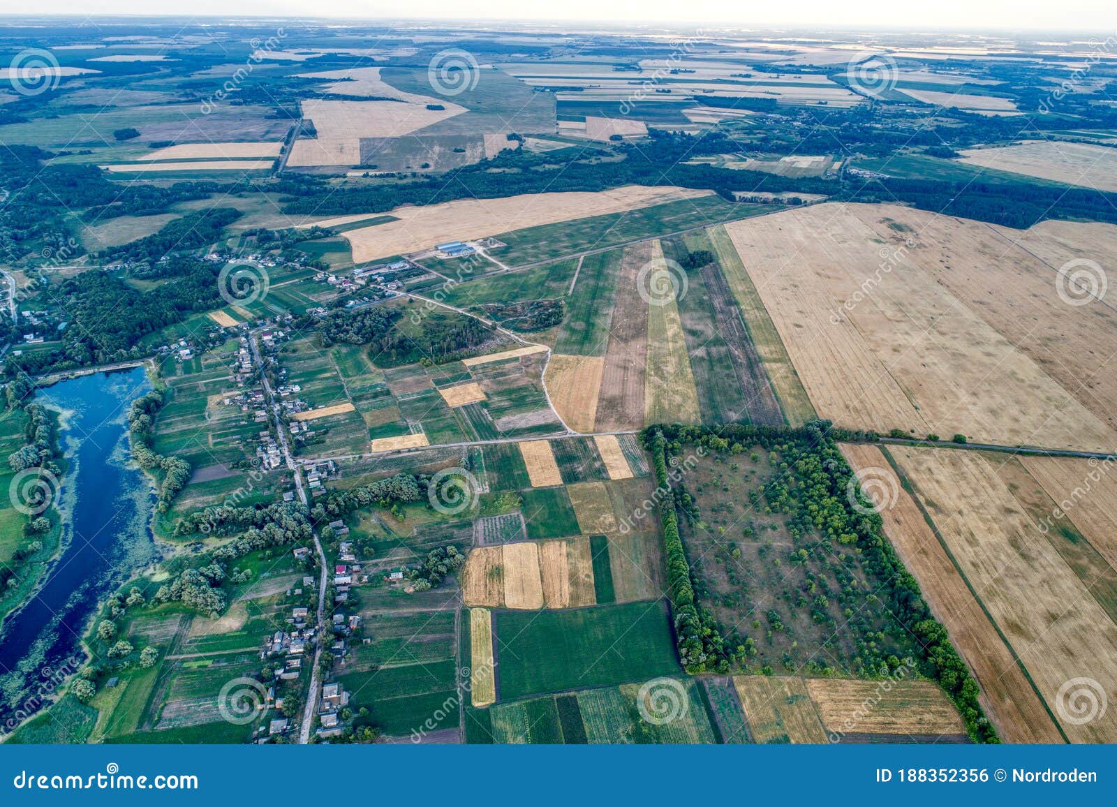 Typical Russian Plain Landscape. Stock Photo - Image of russia, rustic ...