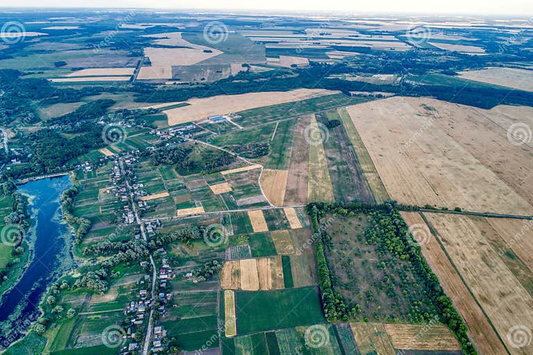 Typical Russian Plain Landscape. Stock Photo - Image of russia, rustic ...