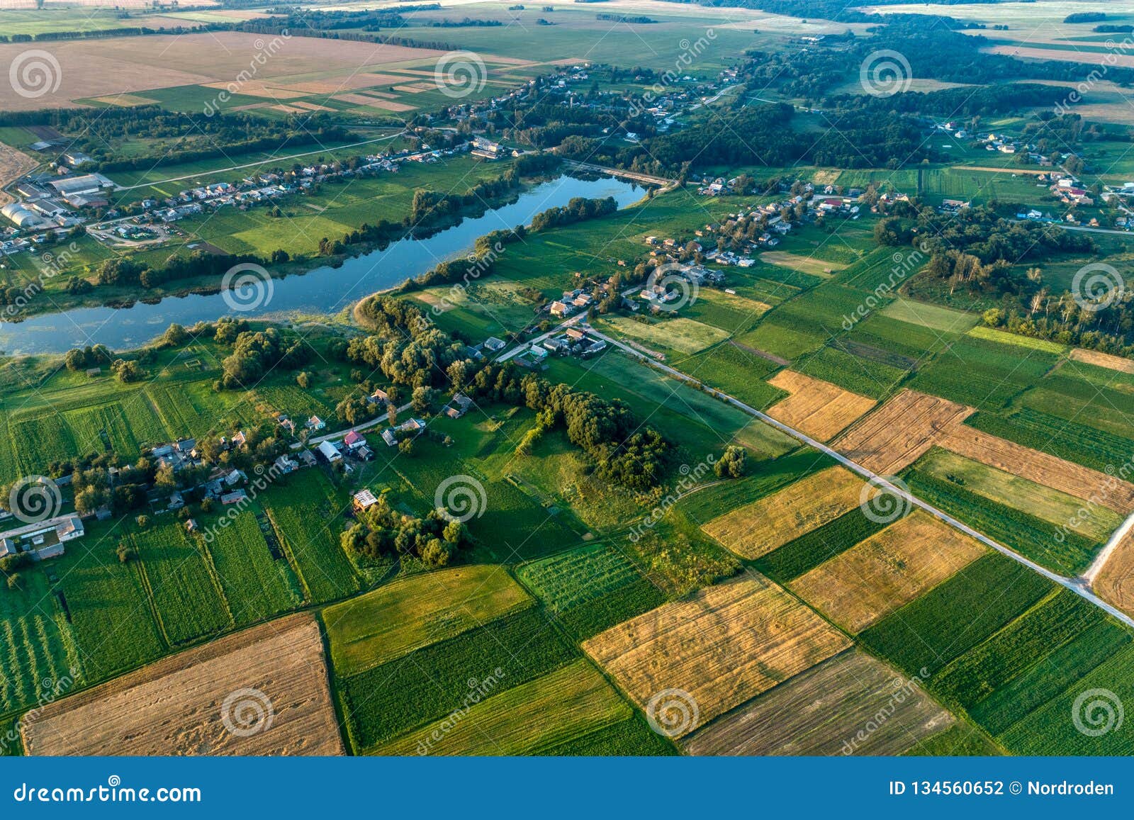 Typical Russian Plain Landscape. Stock Photo - Image of russia ...