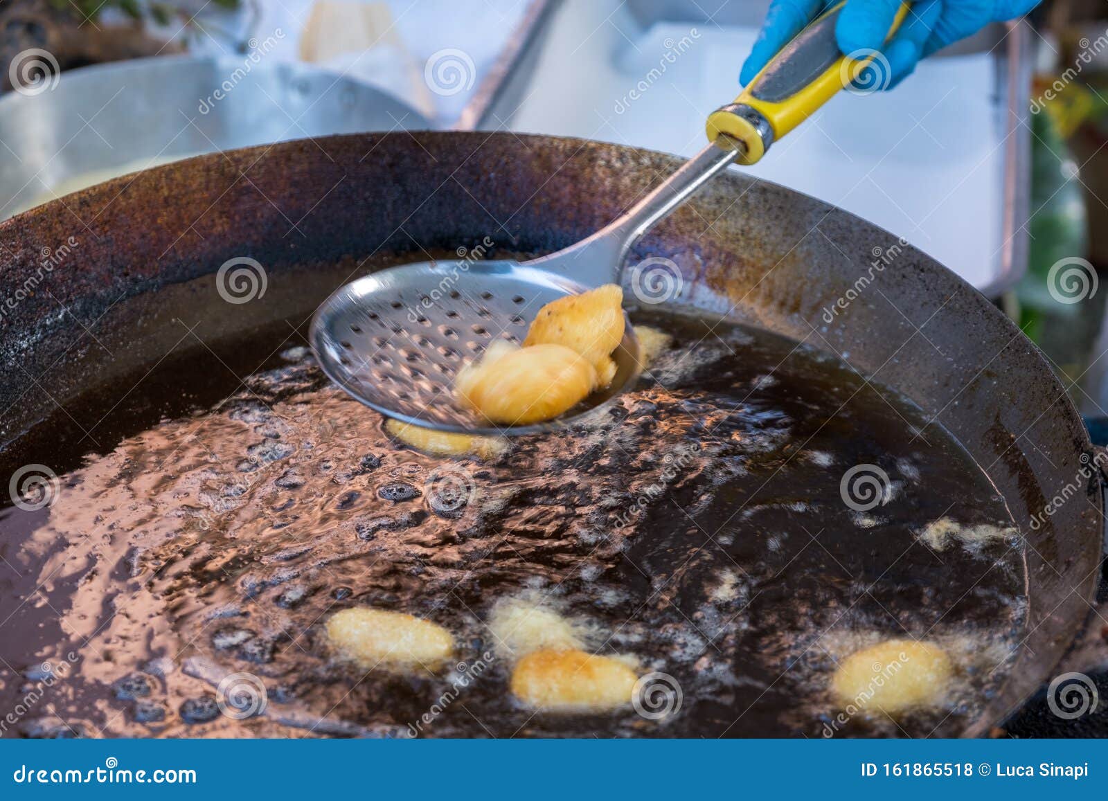Typical Sardinian Fried Cheese Made with `Seadas` Cheese. Stock Photo ...