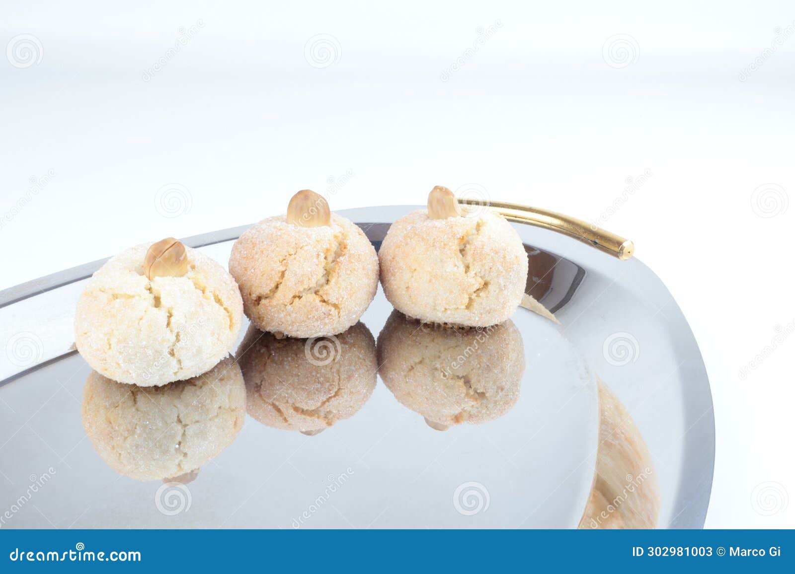 Sardinian Soft Almond Biscuits Stock Image - Image of delicious ...