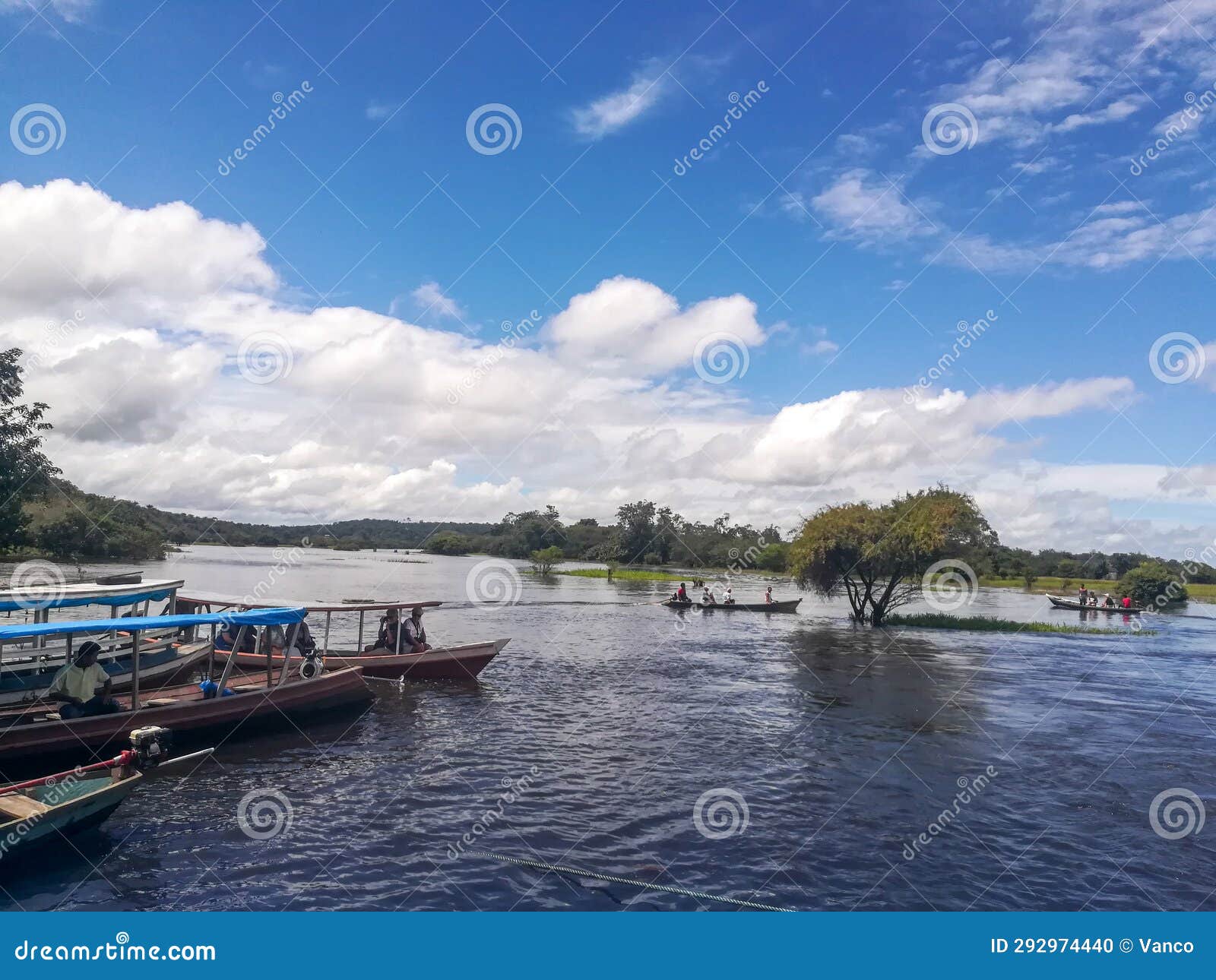 A Typical Scene in an Amazonian Village in the Amazon Basin. Editorial ...