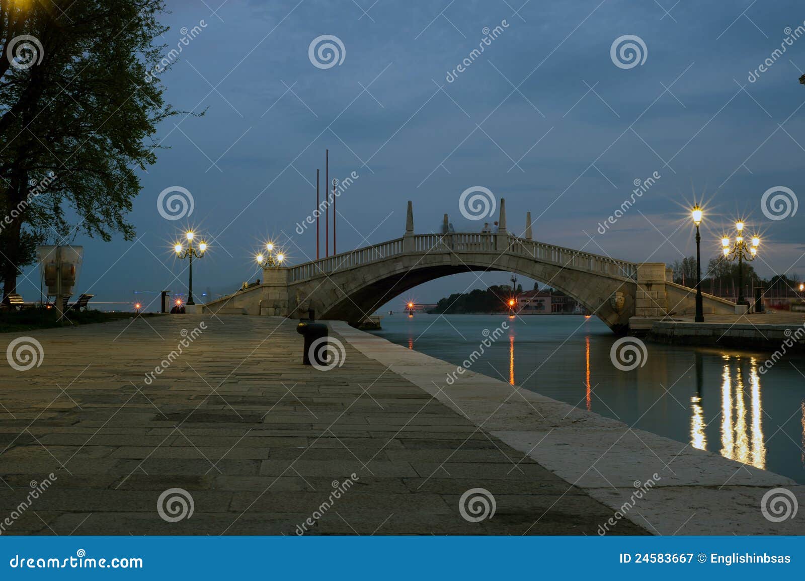 Typical Scene of Venice City in Italy. Stock Image - Image of color ...