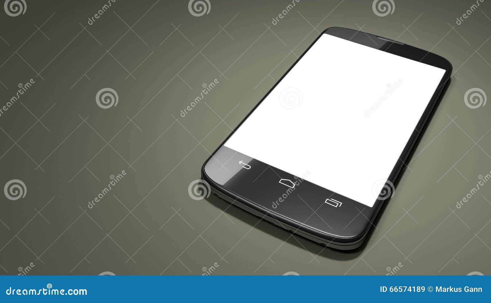 Typical Smartphone with Space for Your Content Stock Illustration ...