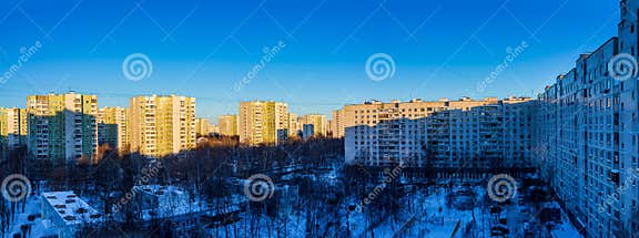 Typical Soviet Buildings in Moscow in the 70s Editorial Stock Photo ...