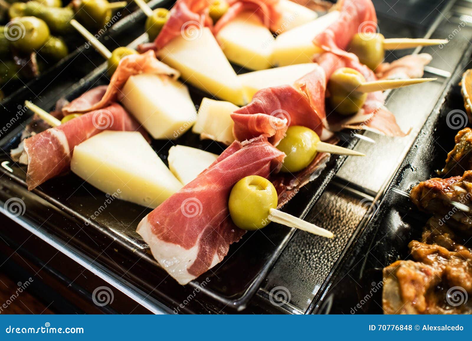 Typical spanish snack stock photo. Image of snack, canape - 70776848