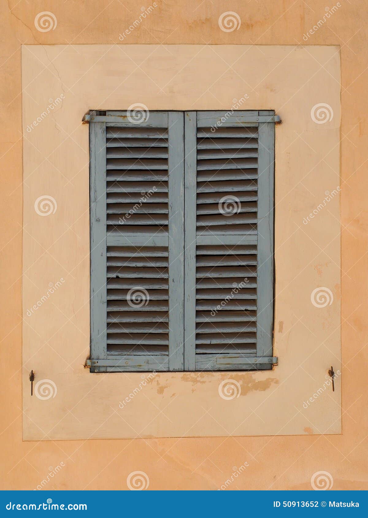 Typical Spanish Window Shutter Stock Photo - Image of ocre, shutter ...