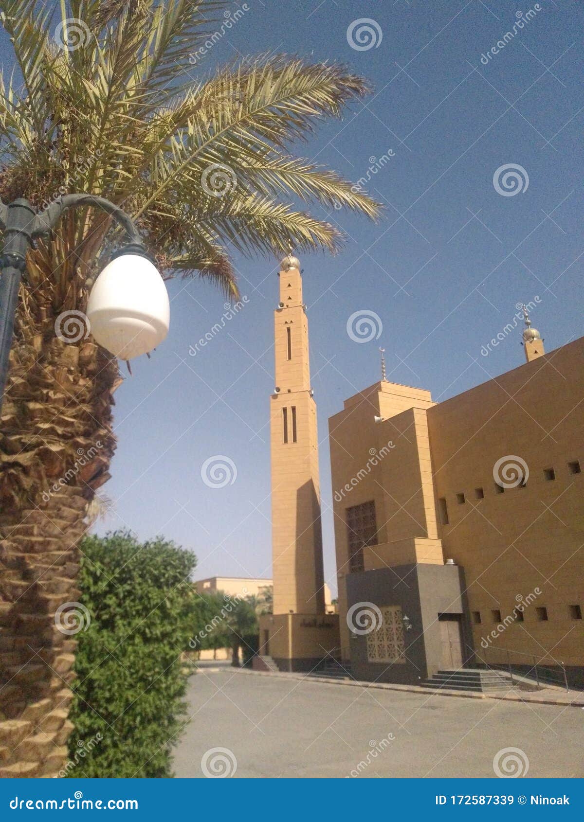 Typical Square Minaret with Tappering Reduction of Size with the Height ...